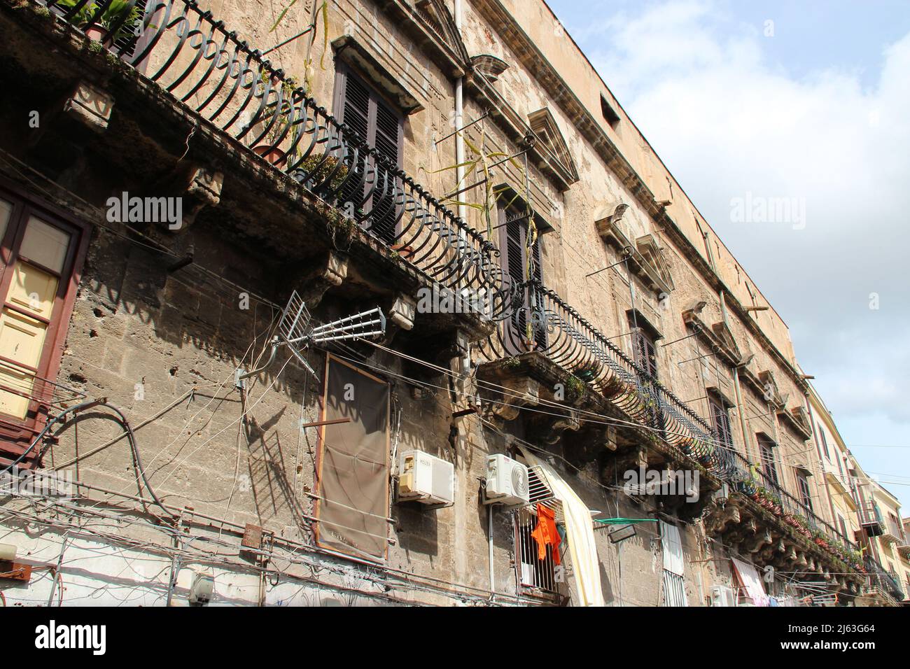 count federico's palace in palermo in sicily (italy Stock Photo - Alamy