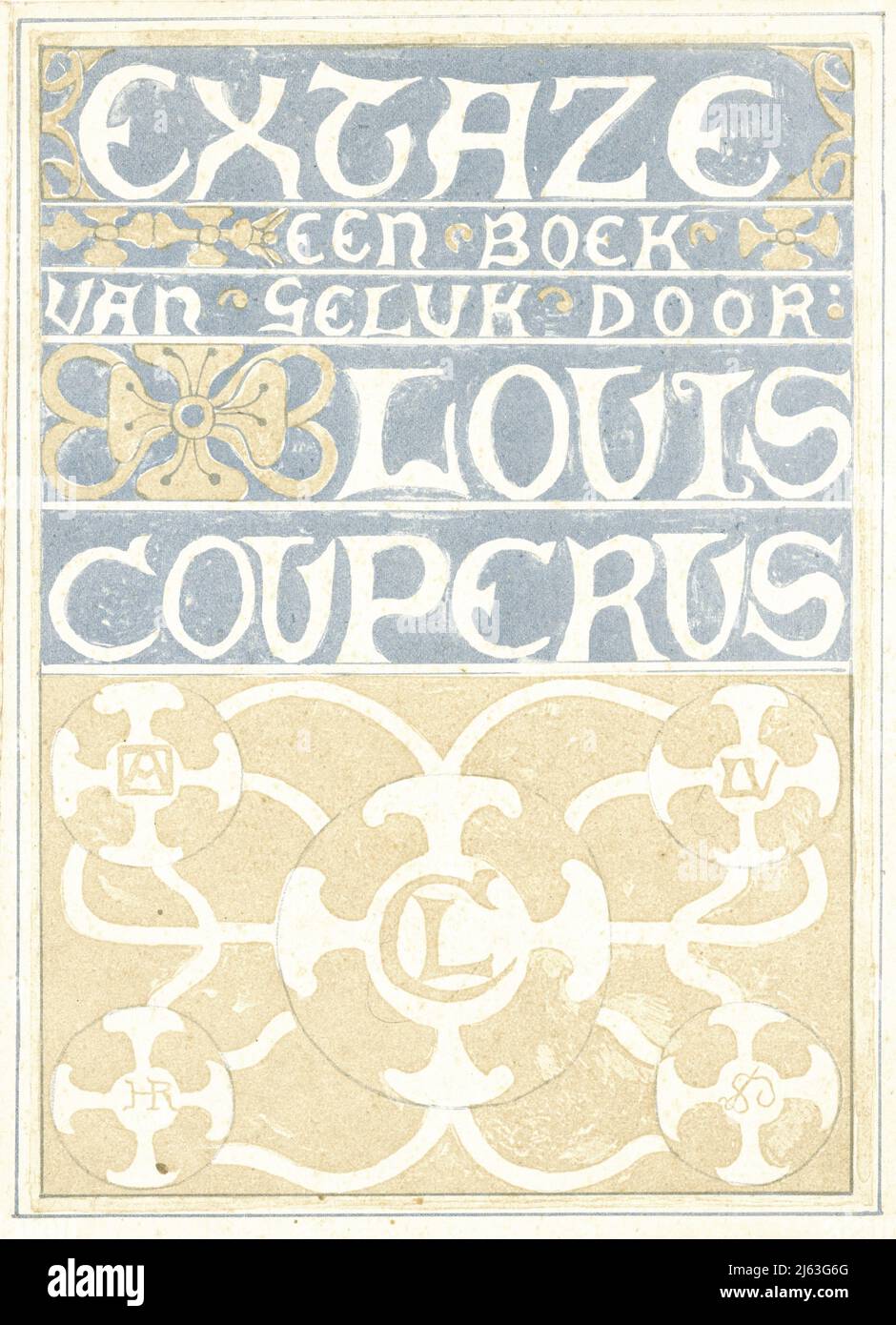 Art - Richard Nicolaus Roland Holst painting - Bandontwerp voor; Louis ...