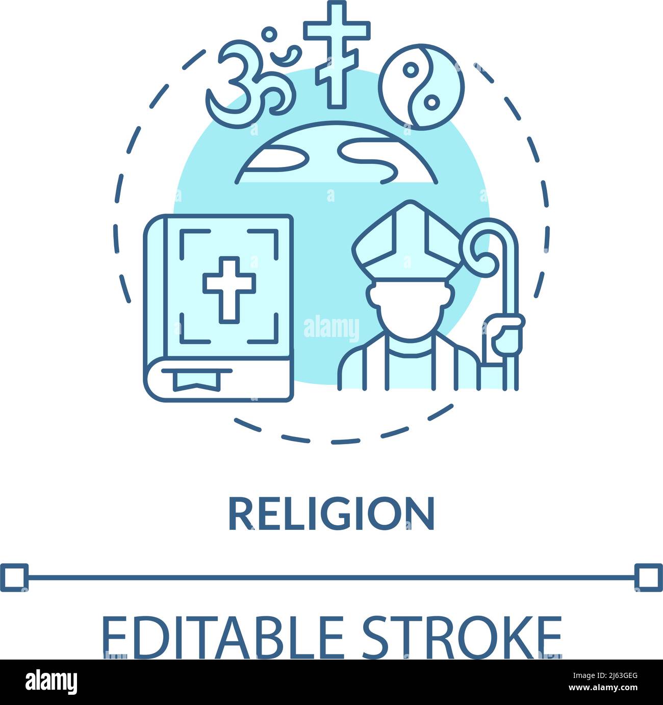 Religion turquoise concept icon Stock Vector Image & Art - Alamy Religion turquoise concept icon Stock Vector Image & Art - Alamy