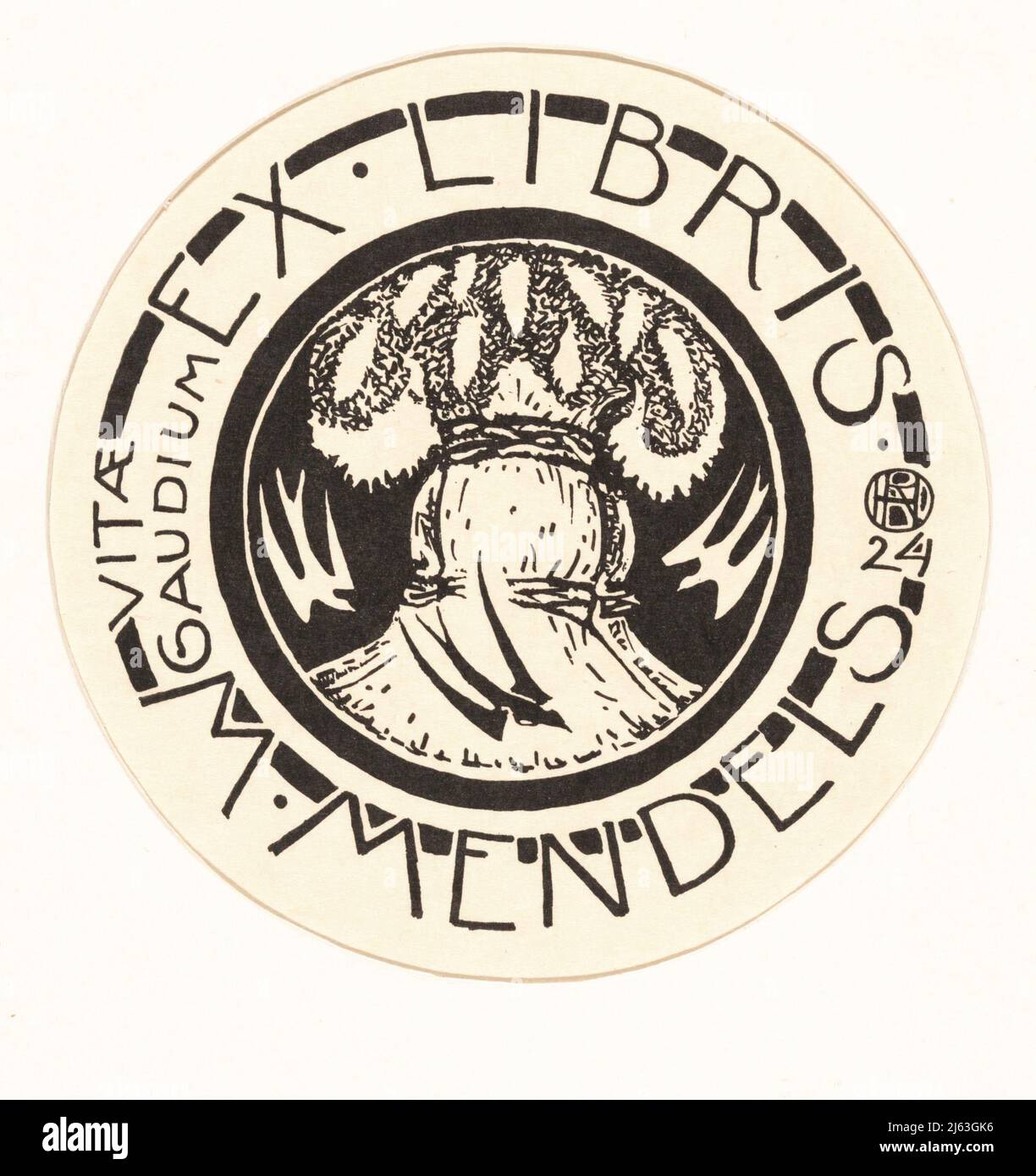 Art - Richard Nicolaus Roland Holst painting - Ex libris van Maurits ...