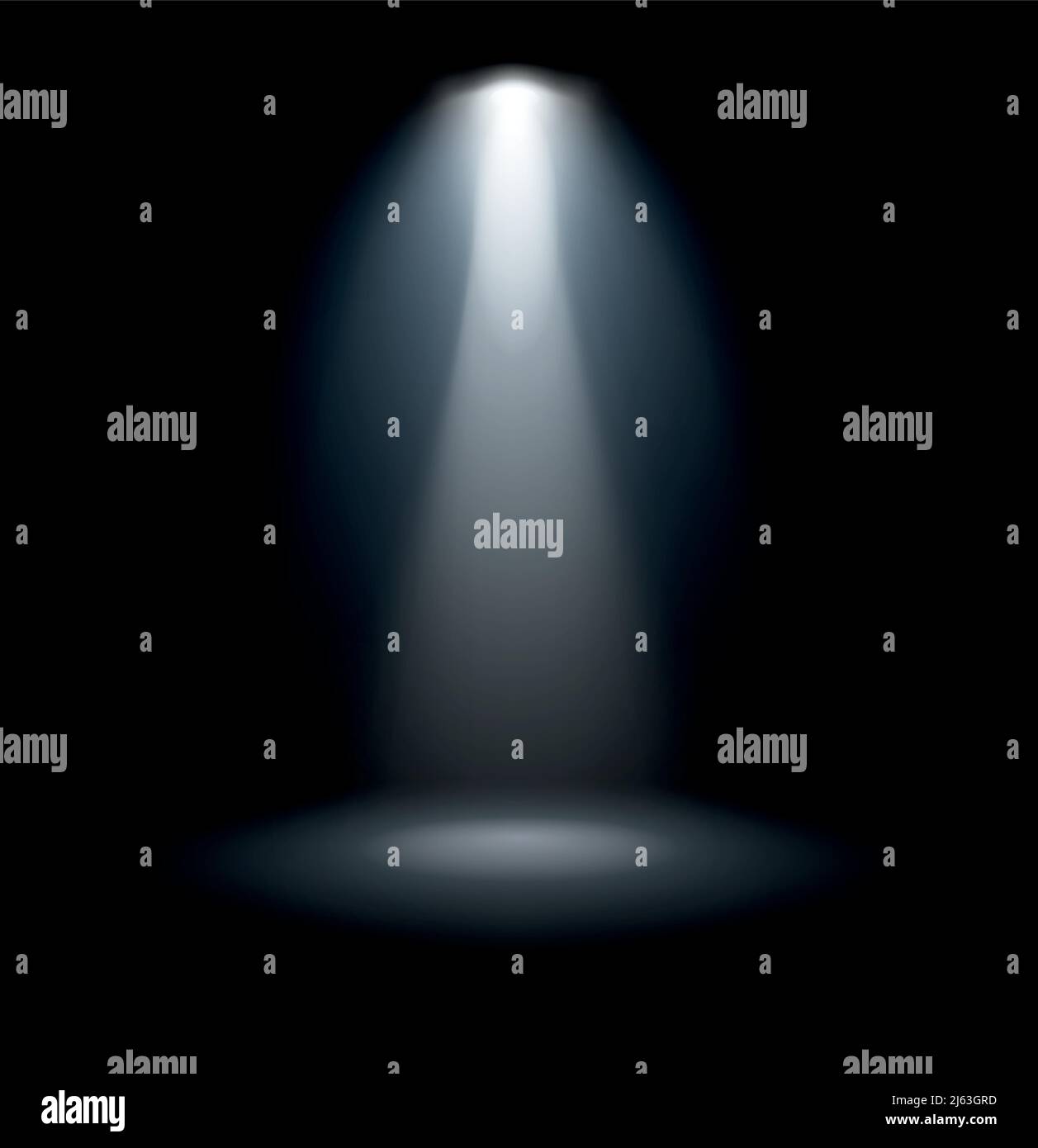 Spotlight beam effect. Realistic light. Scene lamp Stock Vector Image ...