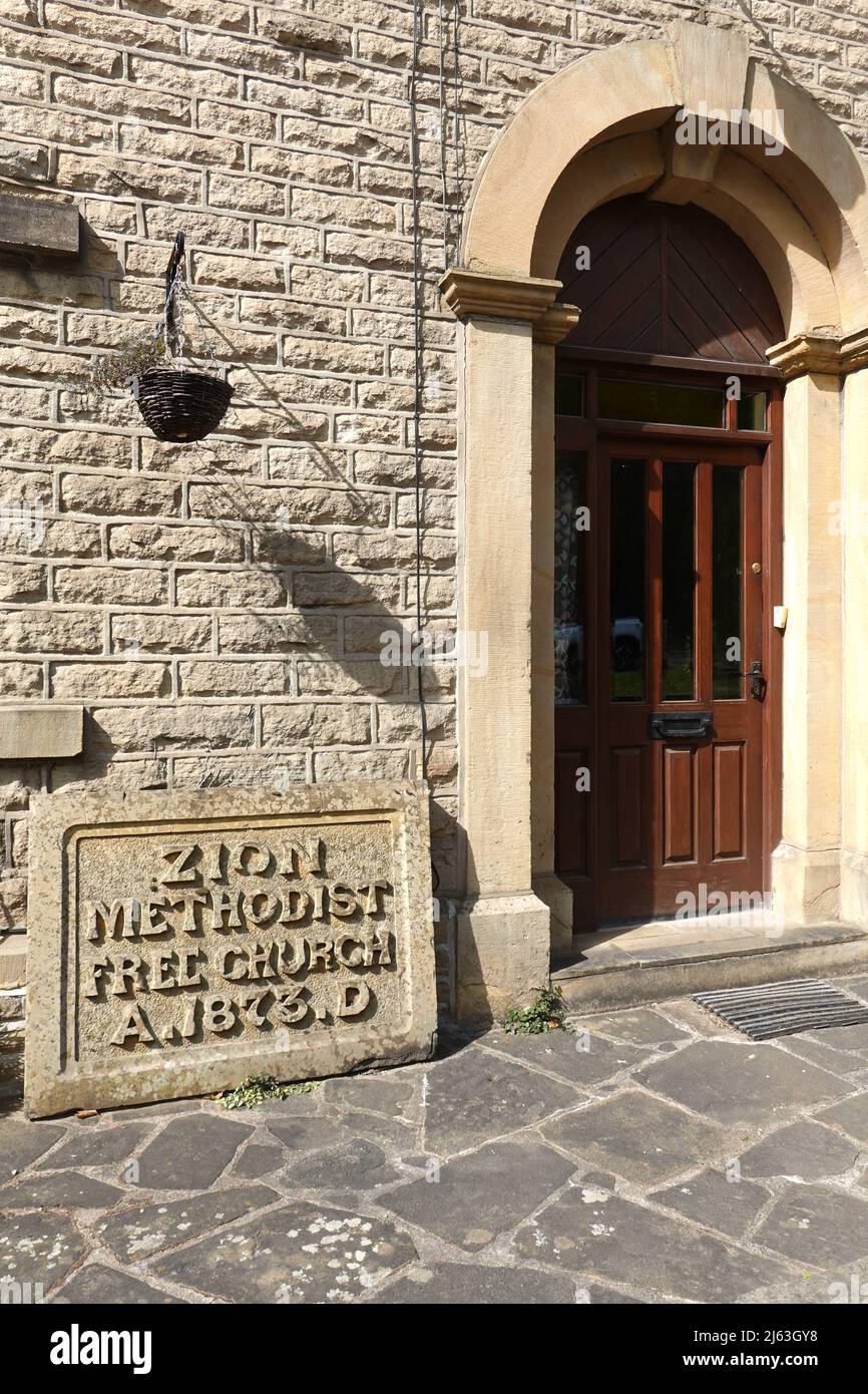 Zion Methodist Church, Hayfield Road, Birch Vale, Derbyshire Stock ...