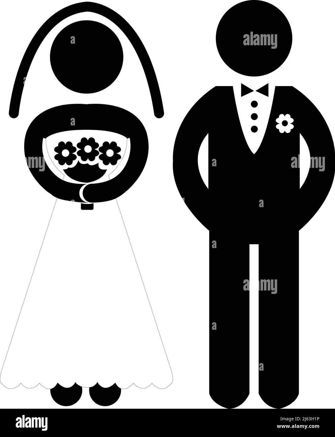 Wedding vows vector vectors hi-res stock photography and images - Alamy