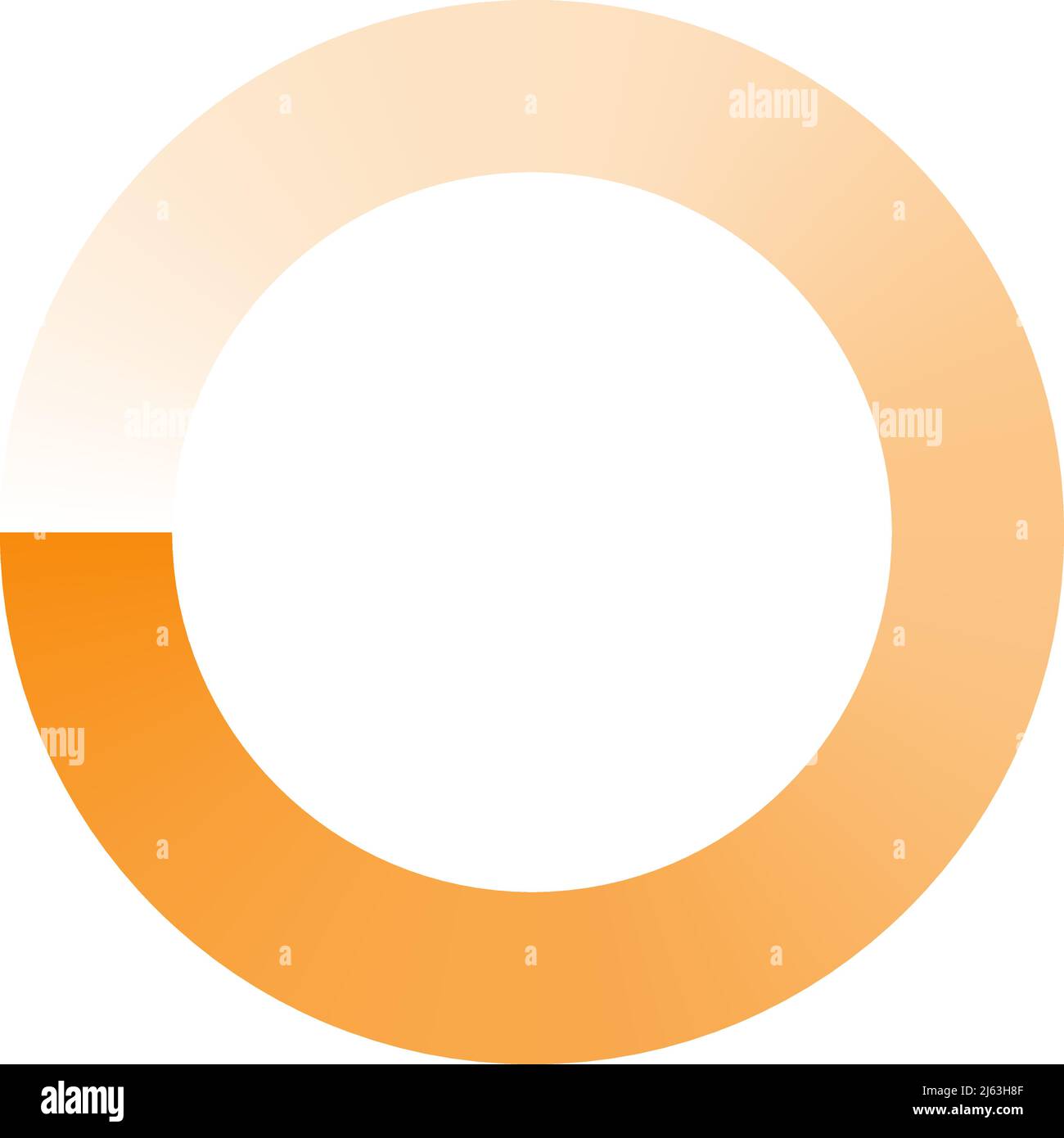 Circle preloader, buffer shape. Circular progress bar. Meter, guage and indicator icon with ...