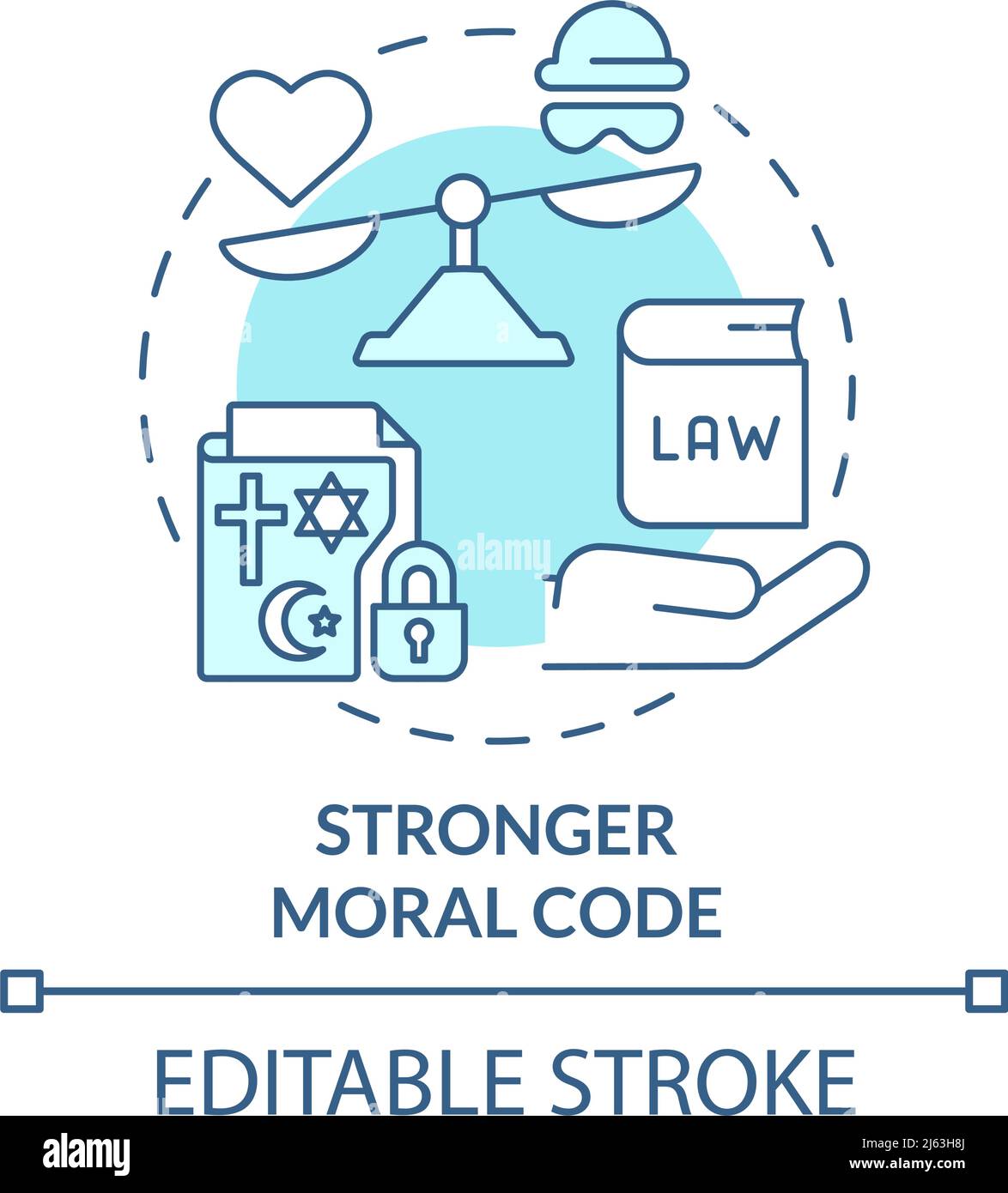 Moral code Stock Vector Images - Alamy