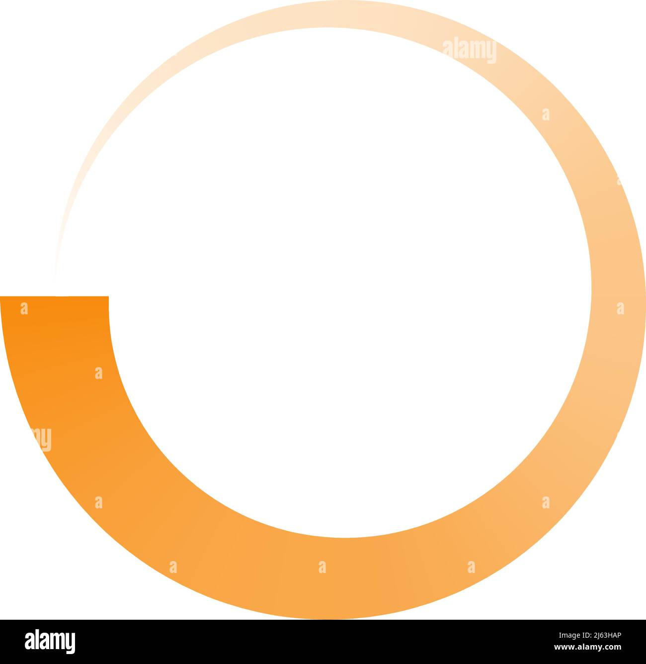Circle preloader, buffer shape. Circular progress bar. Meter, guage and indicator icon with ...