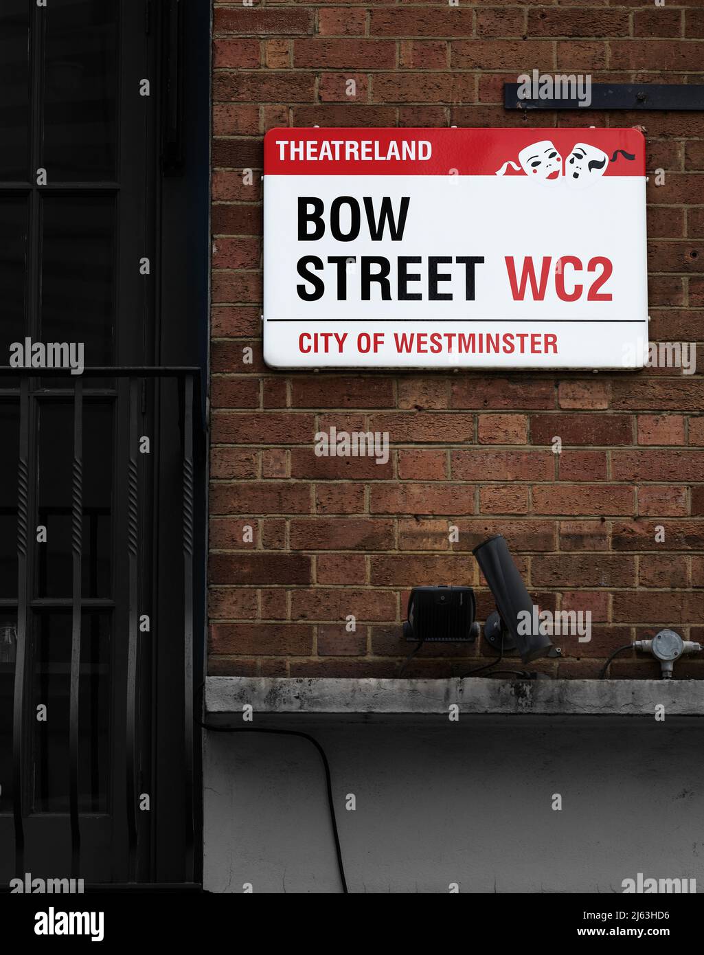 Street sign for Bow Street, London, WC2, England Stock Photo - Alamy