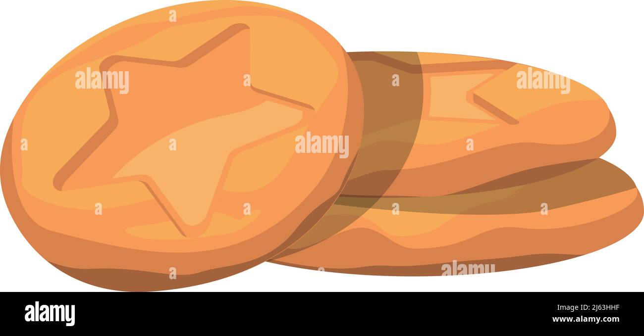 Star biscuit icon cartoon Cut Out Stock Images & Pictures - Alamy