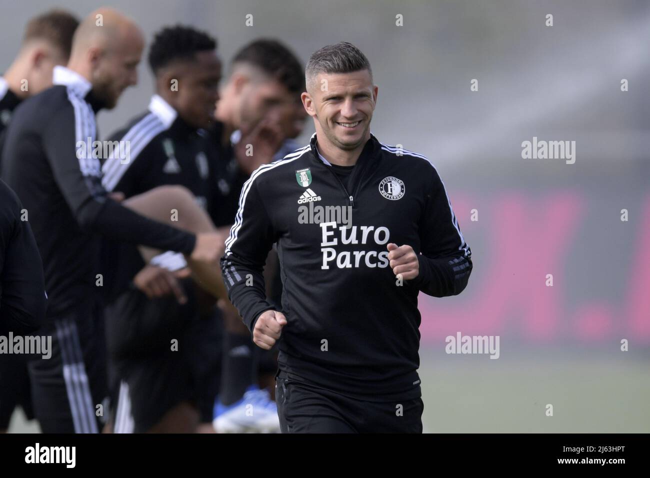 ROTTERDAM - Bryan Linssen of Feyenoord during the training session ...