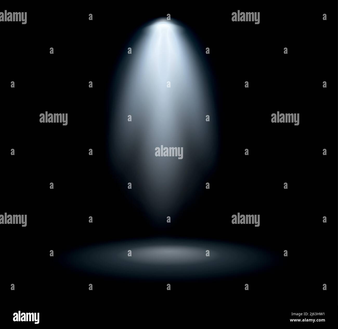 Stage light mockup. Realistic spotlight lamp effect Stock Vector Image ...