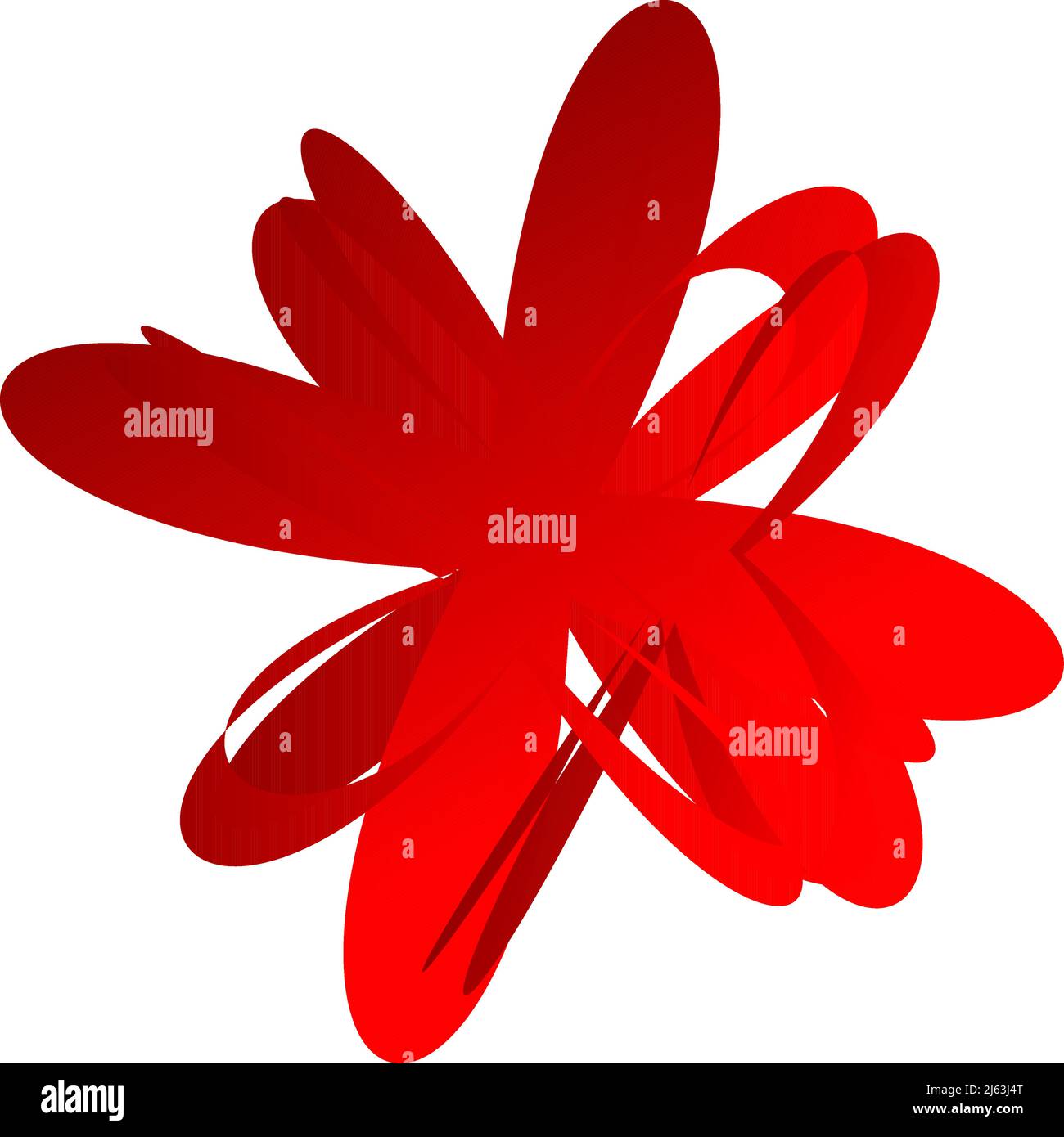 Abstract random geometric shape. Non figural, non figurative artistic ...