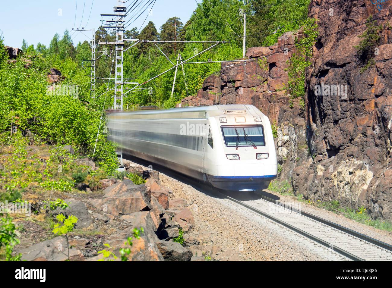 High speed electric train hi-res stock photography and images - Alamy