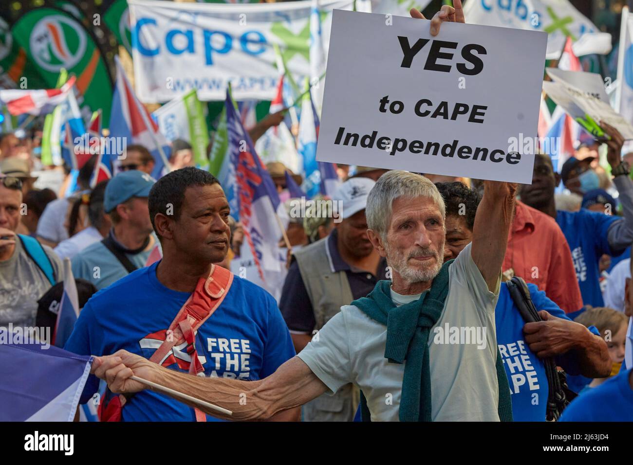 Cape Town, South Africa. 27th Apr, 2022. Cape Town Freedom Day Protest ...