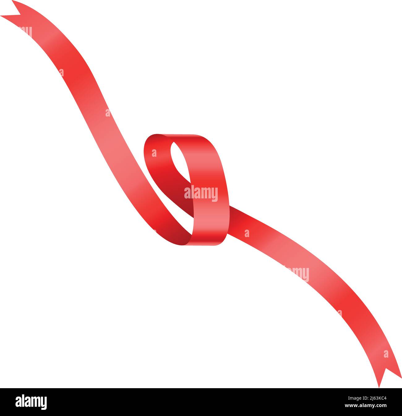 Loop gift ribbon Stock Vector Images - Alamy