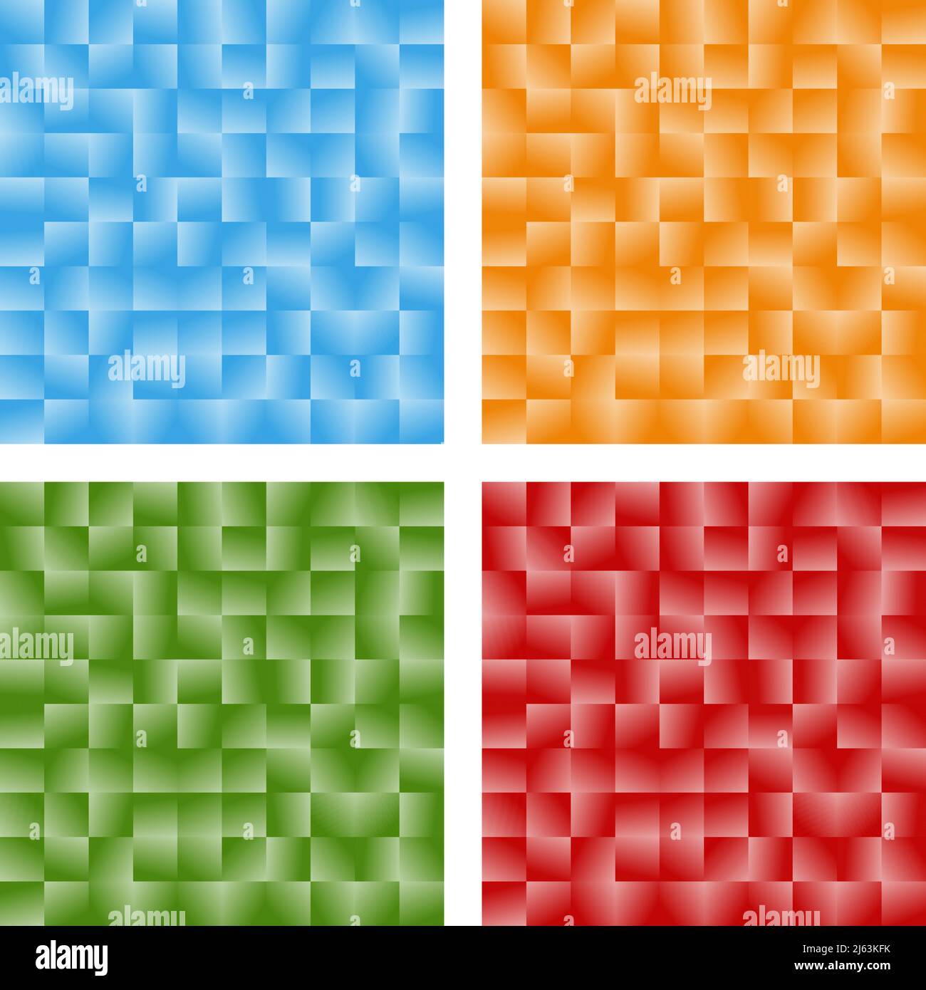 Checkered tiles, squares seamless background and pattern. Stock vector ...