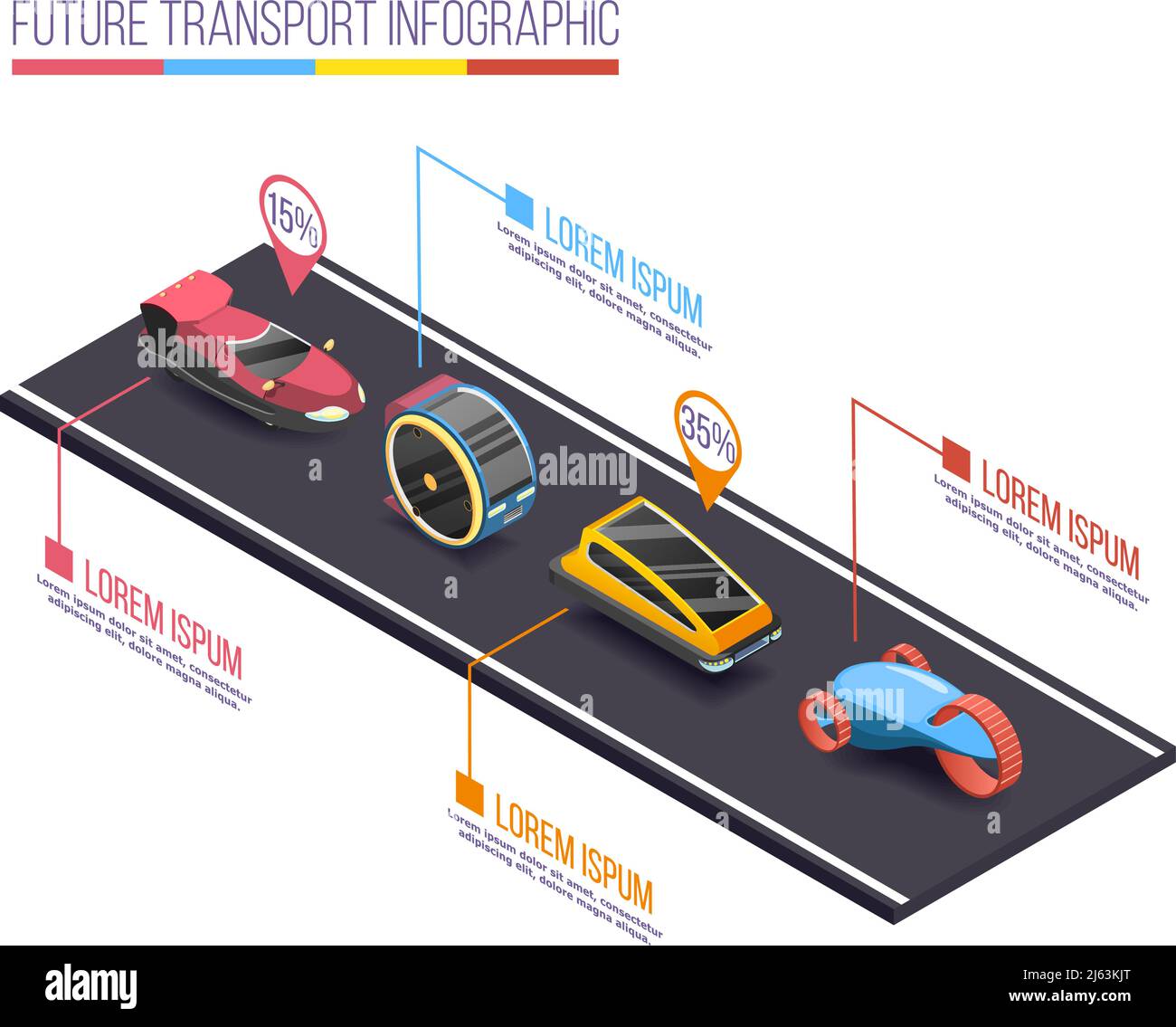 Futuristic motorway Stock Vector Images - Alamy