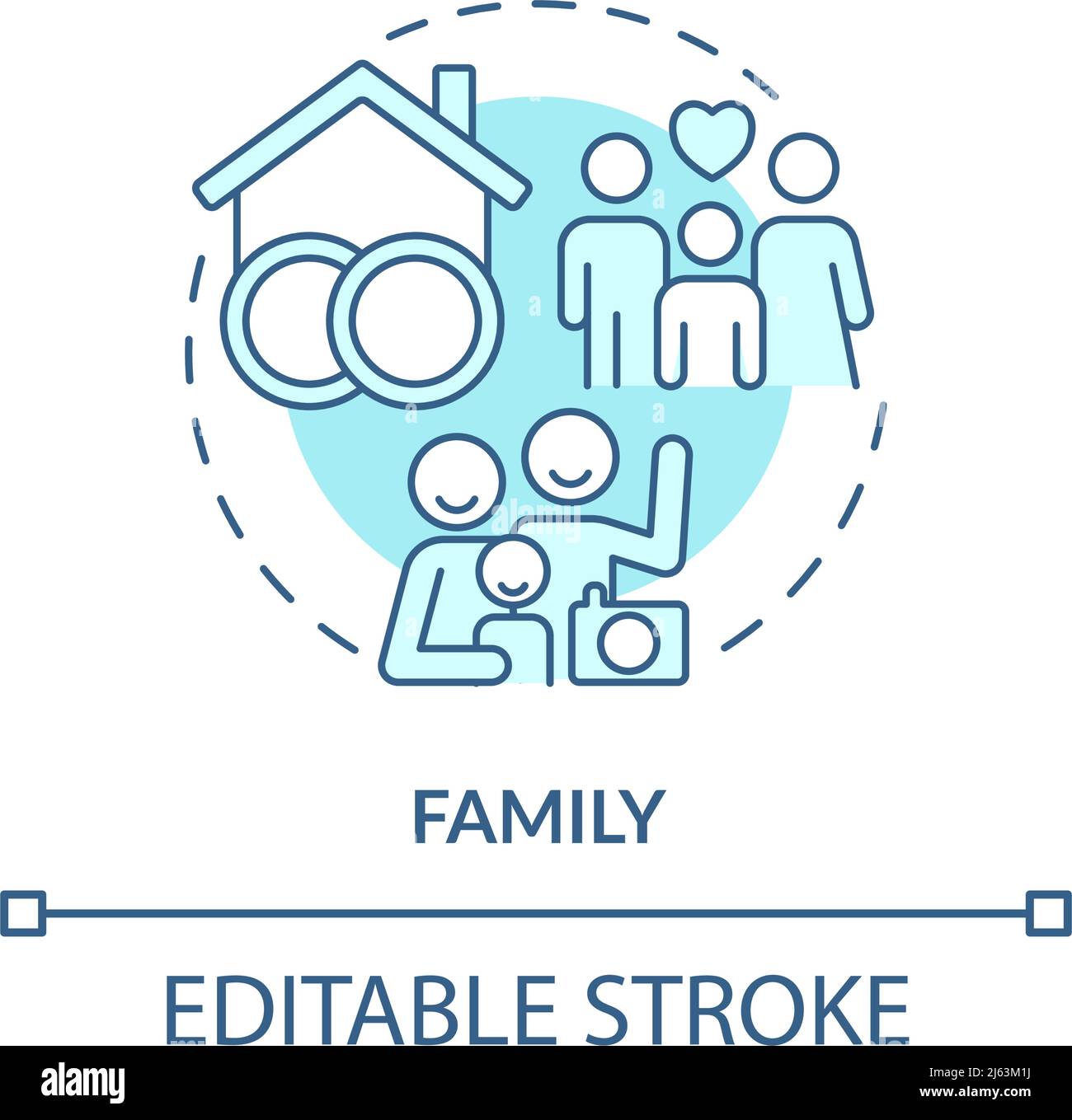 Family ties Stock Vector Images - Alamy