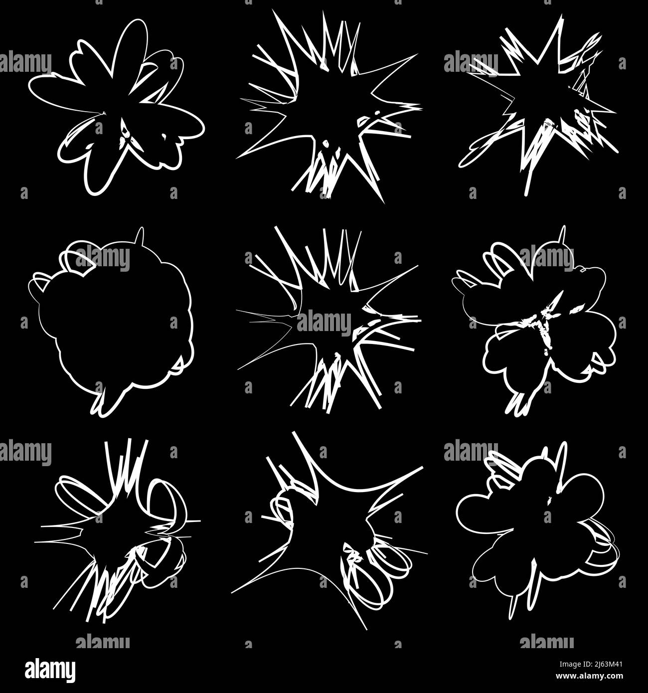 Abstract random geometric shape. Non figural, non figurative artistic ...