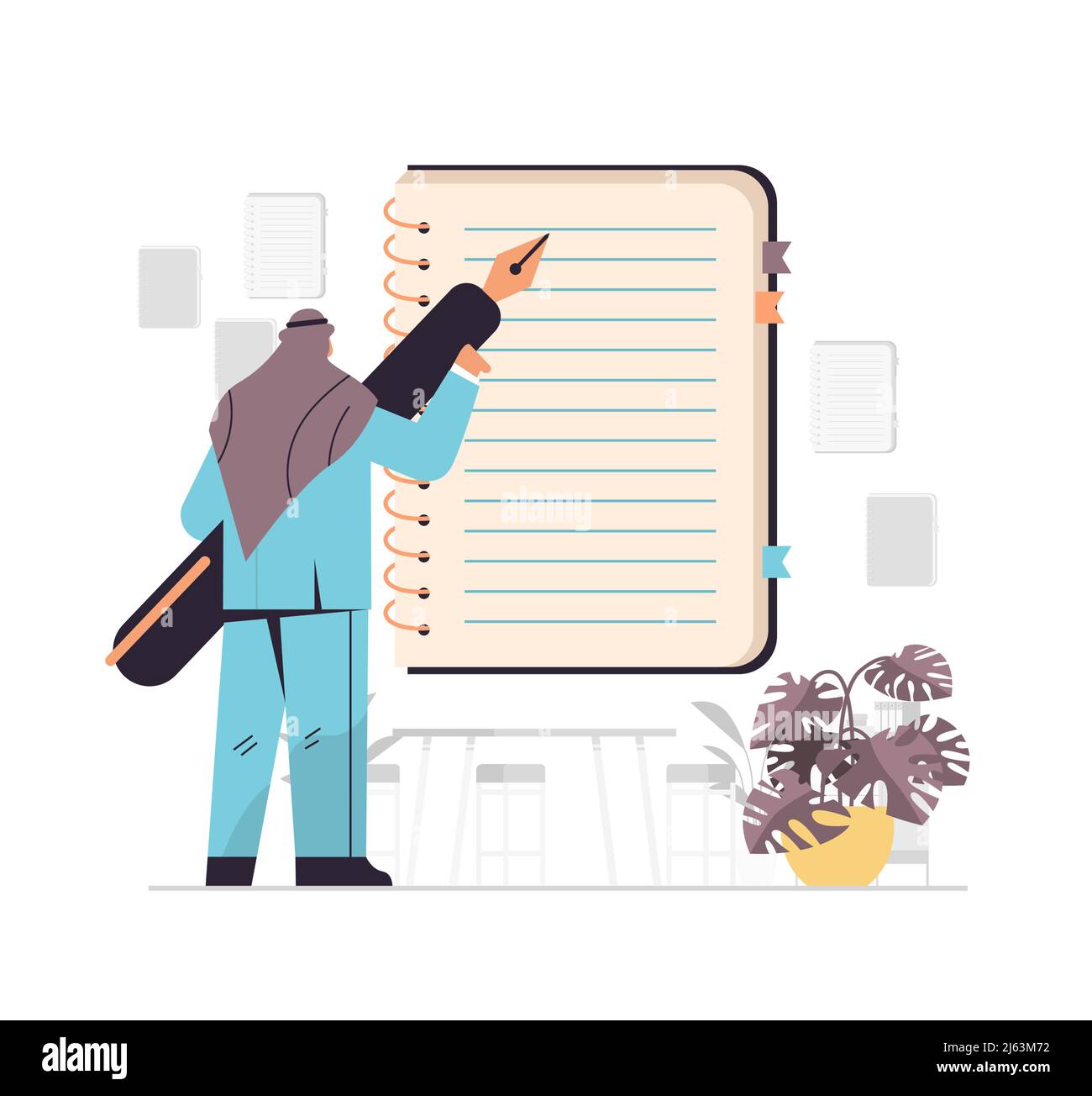 businessman writing in notebook businessman planning on note control ...