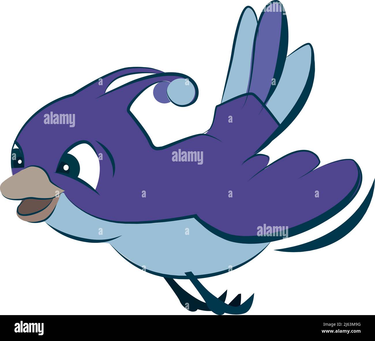 Cartoon flying bird hi-res stock photography and images - Alamy