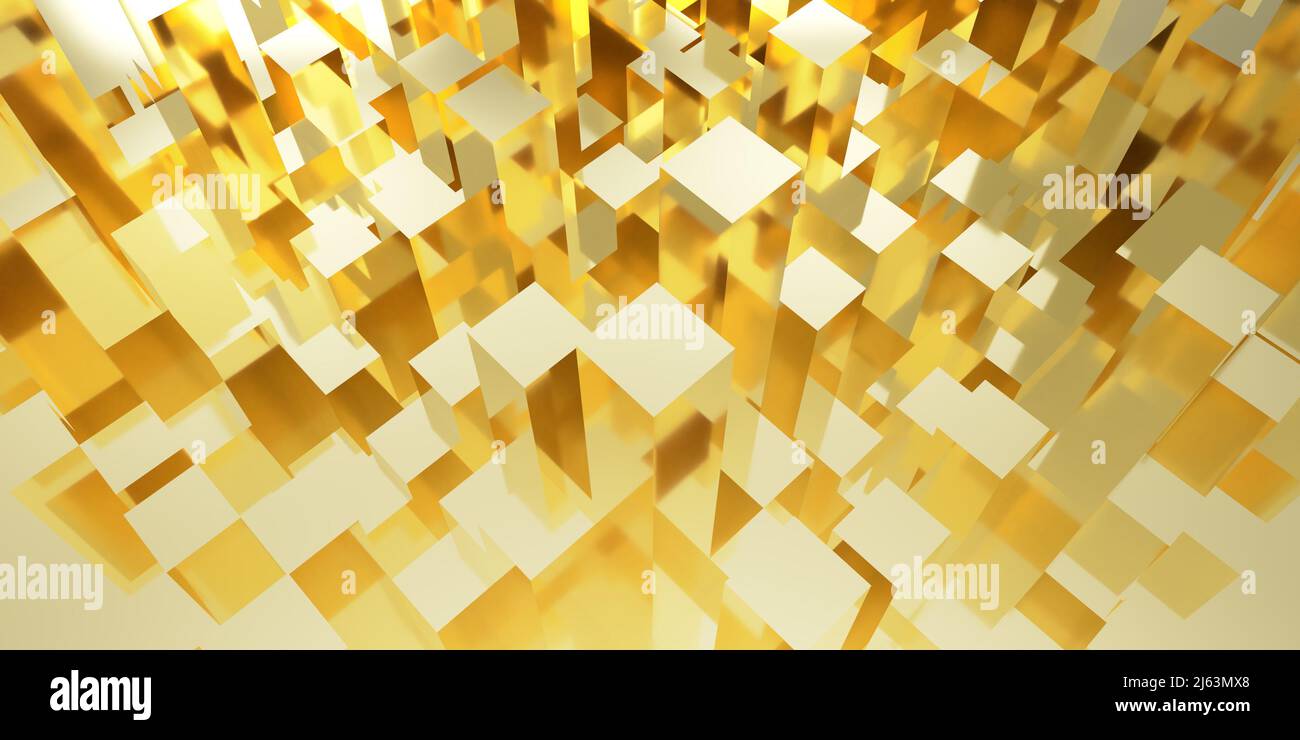 cubic modern 3d-illustration background wallpaper Stock Photo - Alamy