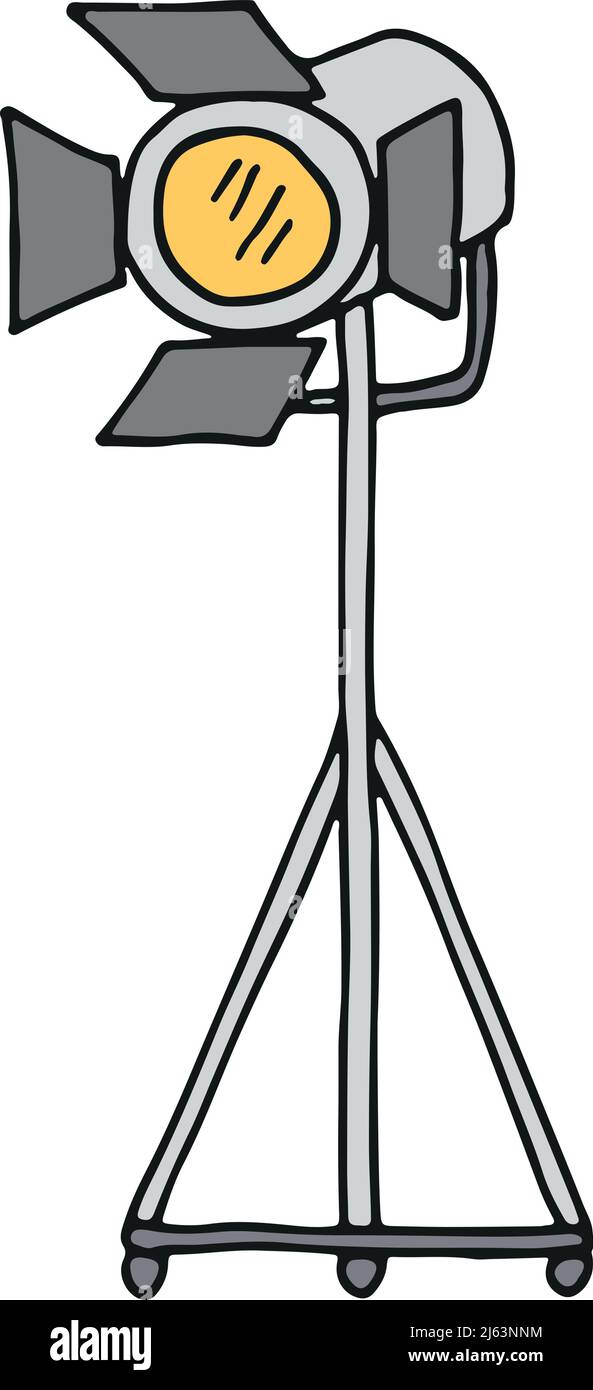 Floodlight icon cartoon style hi-res stock photography and images - Alamy