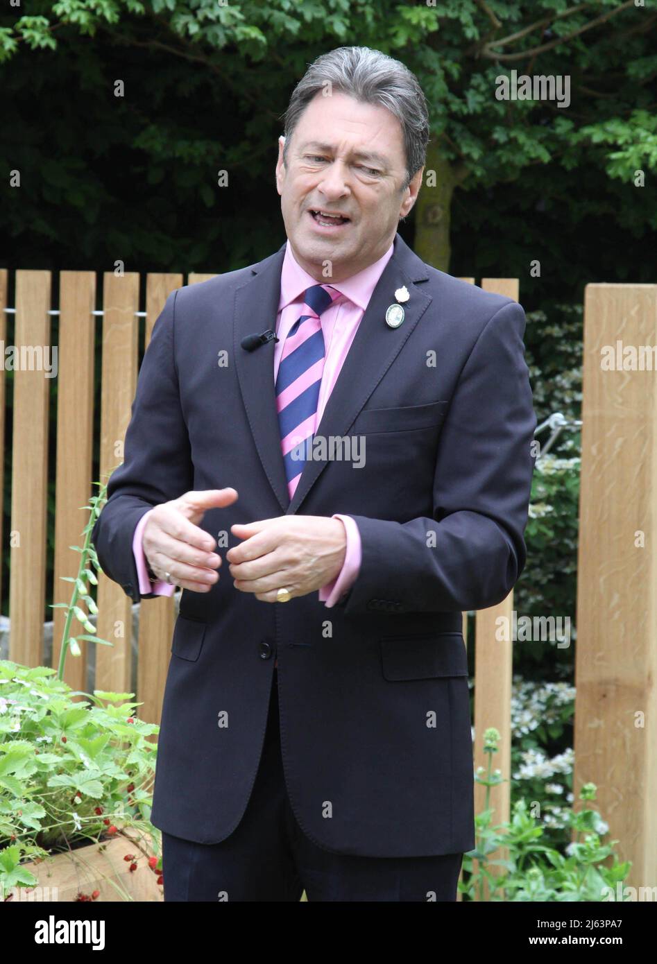 London, UK. Alan Titchmarsh at the RHS Chelsea Flower Show Press and ...
