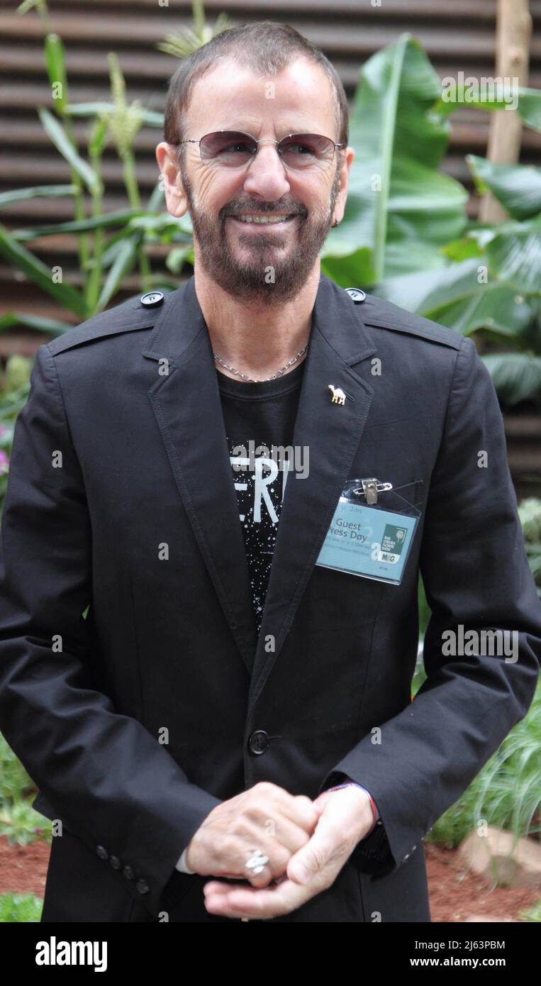 London, UK. Ringo Starr at the RHS Chelsea Flower Show Press and VIP ...