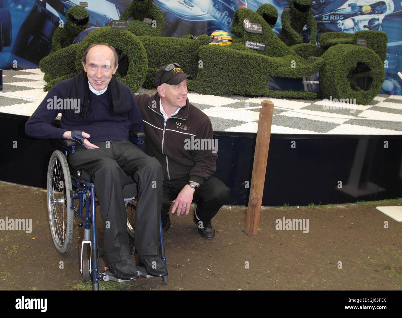 London, UK. Sir Frank Williams at the RHS Chelsea Flower Show Press and ...