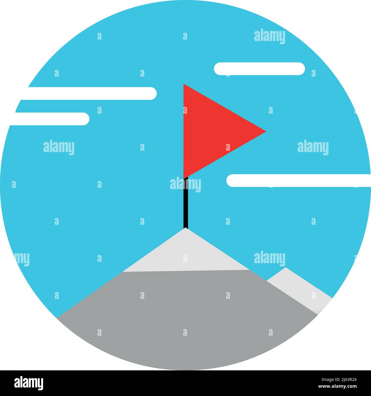 Mountain first Cut Out Stock Images & Pictures - Alamy