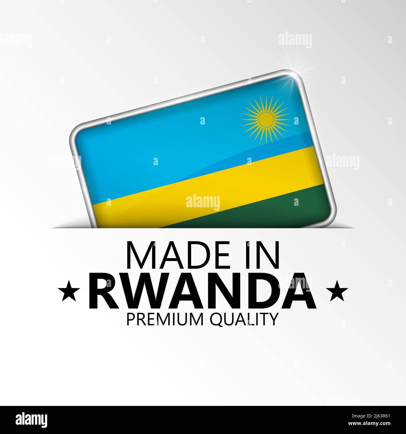 Made in rwanda Stock Vector Images - Alamy