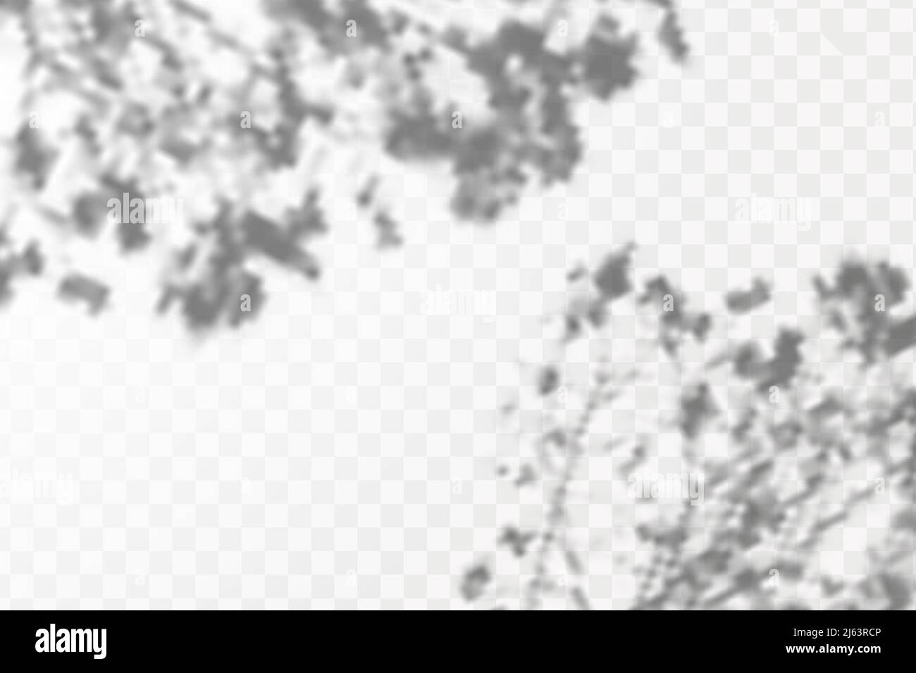 The effect of overlaying shadows. Natural light layout.Realistic shadow ...