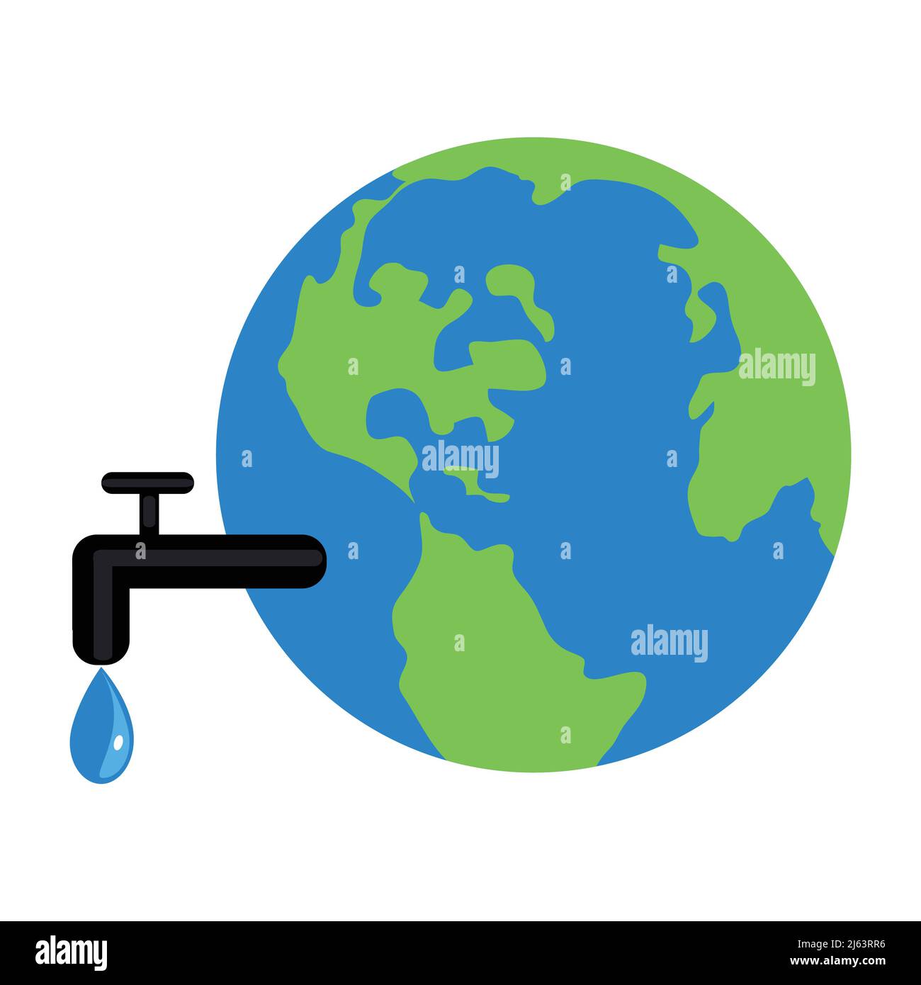 Earth water Stock Vector Images - Alamy