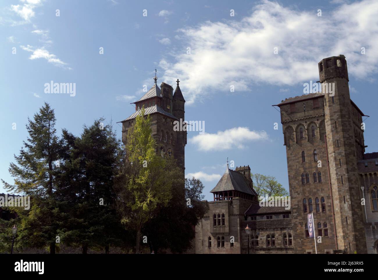 Cardiff Castle, Spring 2022 Stock Photo - Alamy