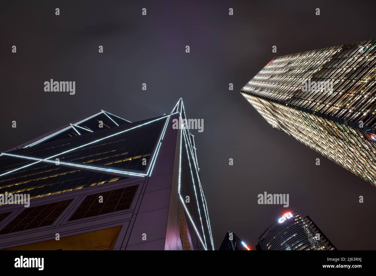 Hong Kong skyscrapers Stock Photo - Alamy
