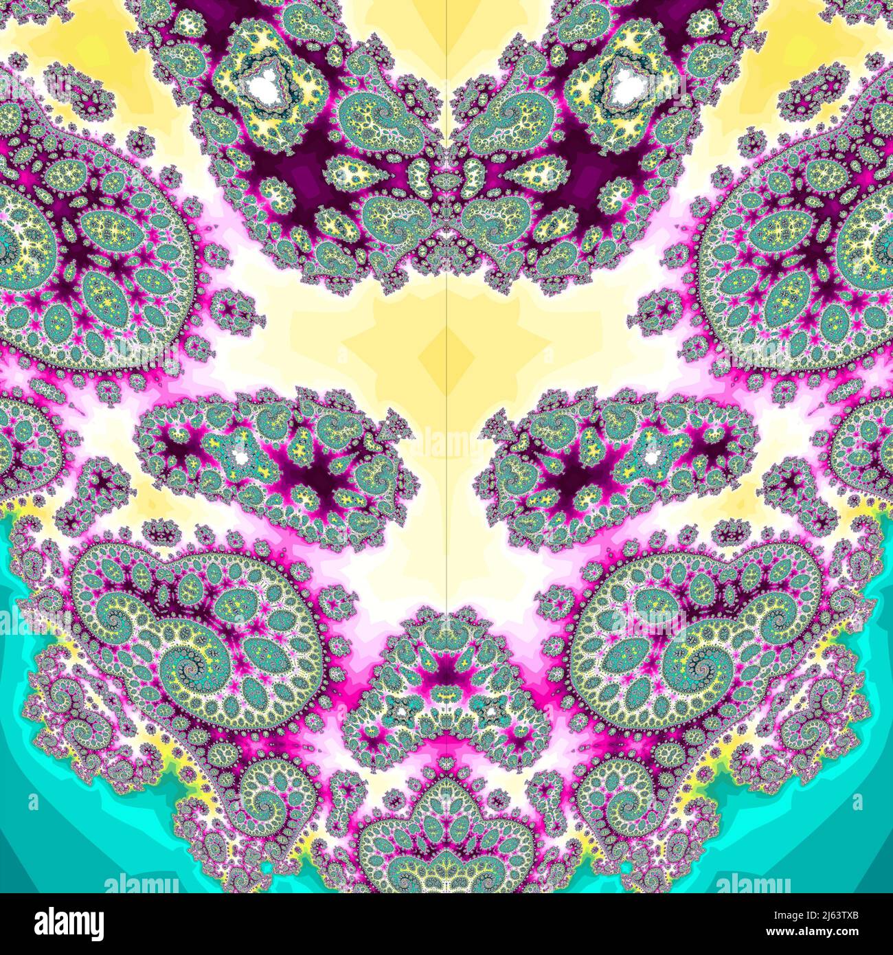 Abstract Computer generated Fractal design. A fractal is a never-ending ...