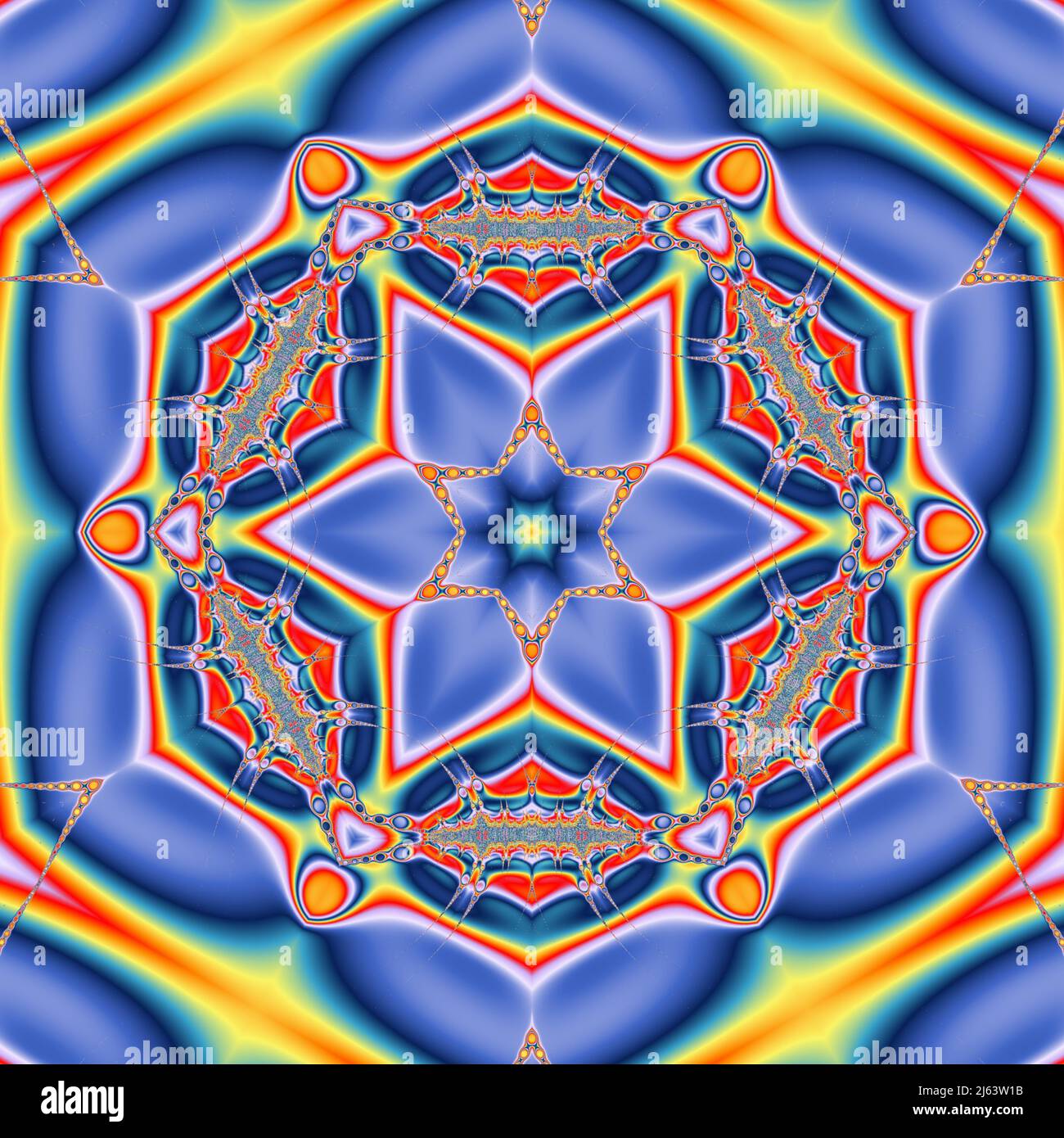 Abstract Computer generated Fractal design. A fractal is a never-ending ...