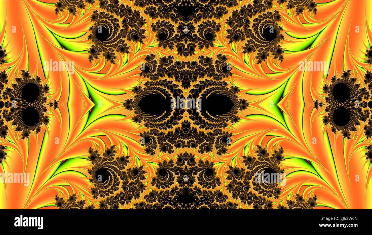 Abstract Computer generated Fractal design. A fractal is a never-ending ...