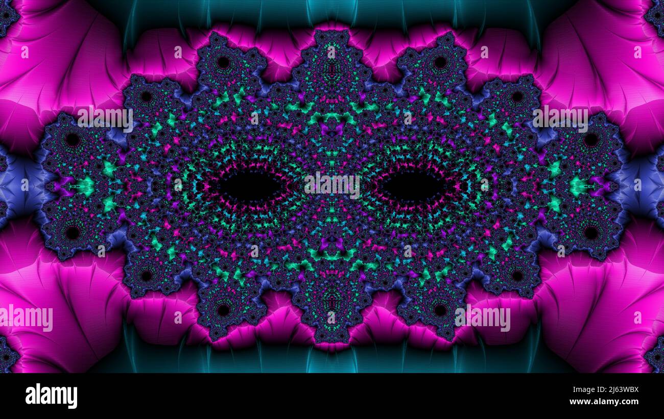 Abstract Computer generated Fractal design. A fractal is a never-ending ...