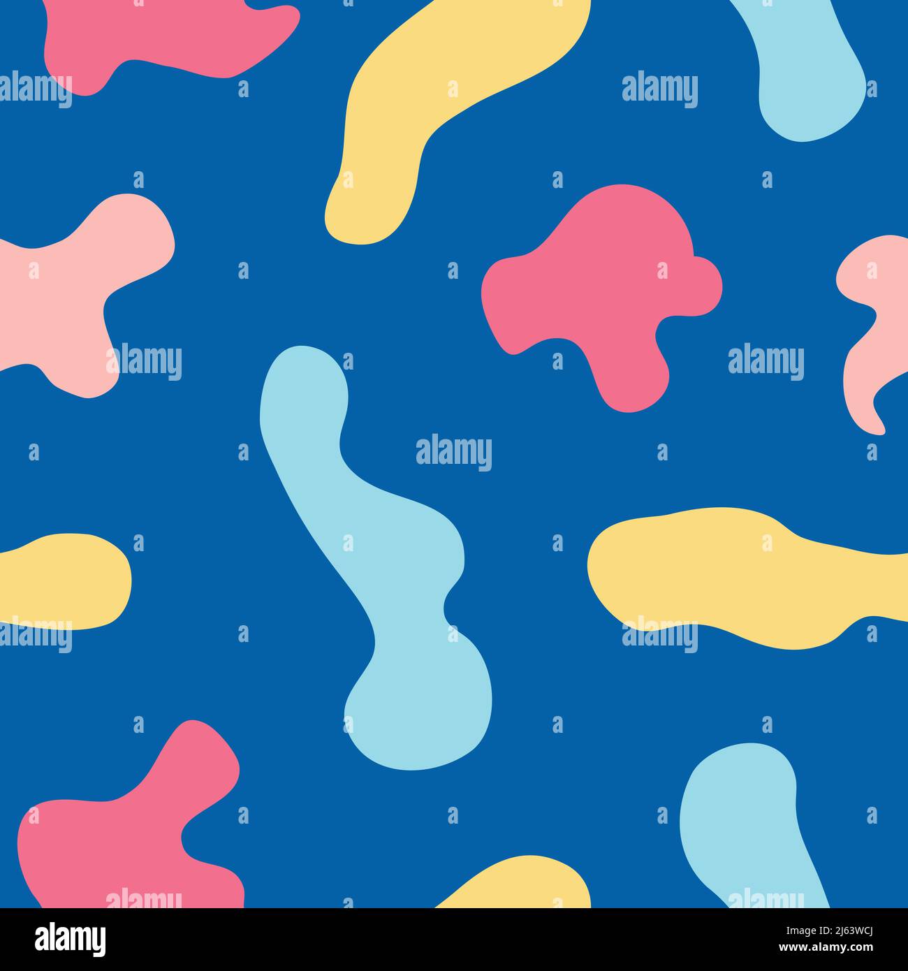 Decorative seamless amoeba abstract background hi-res stock photography ...