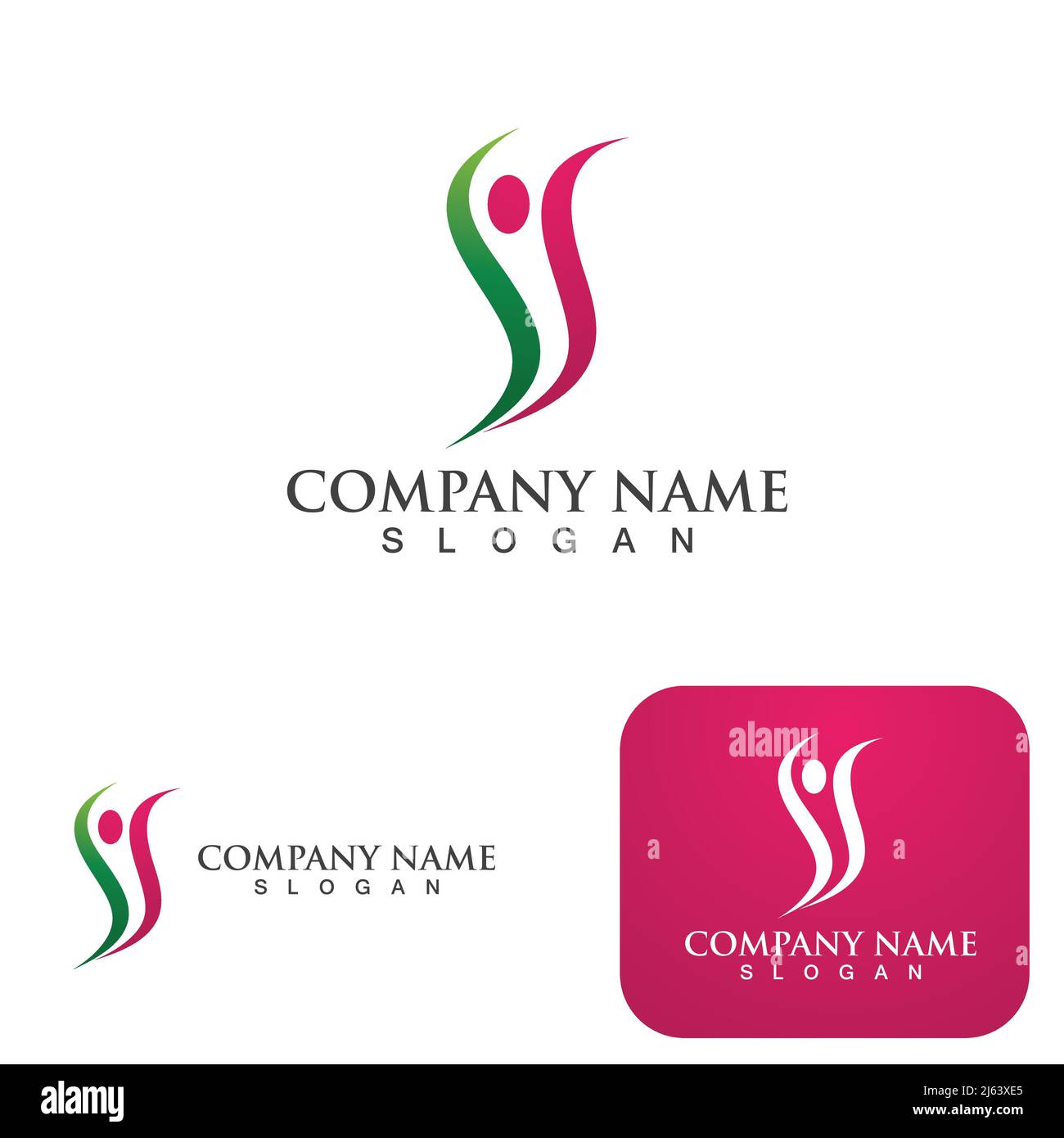 Healthy Life People Logo and symbol vector Stock Vector Image & Art - Alamy