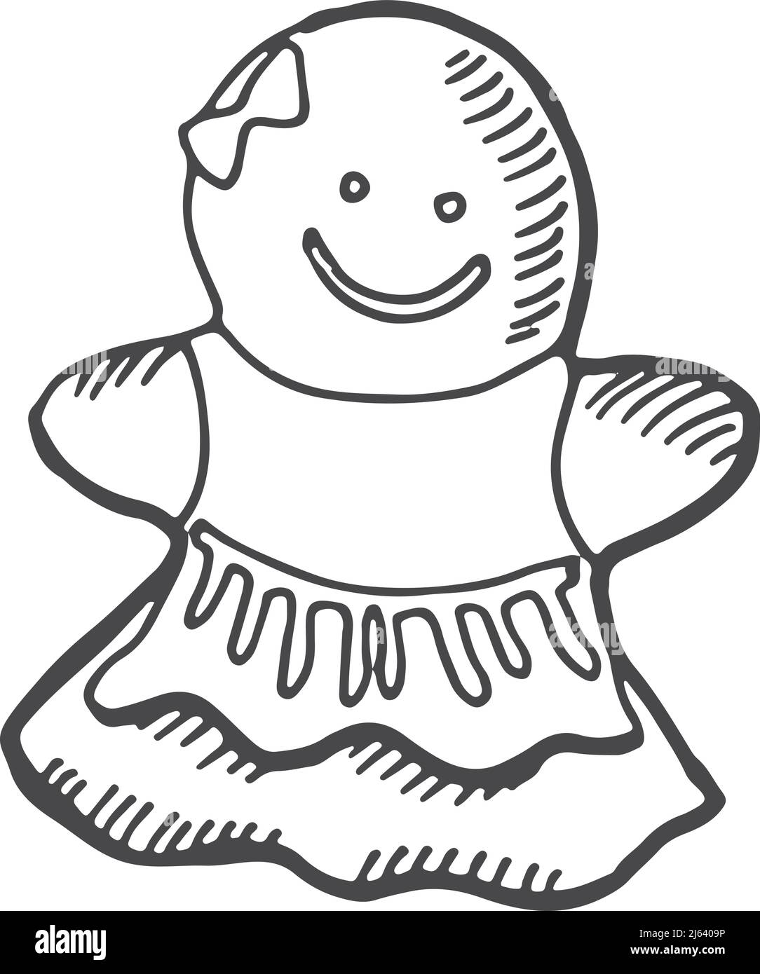 Gingerbread buttons Stock Vector Images - Alamy