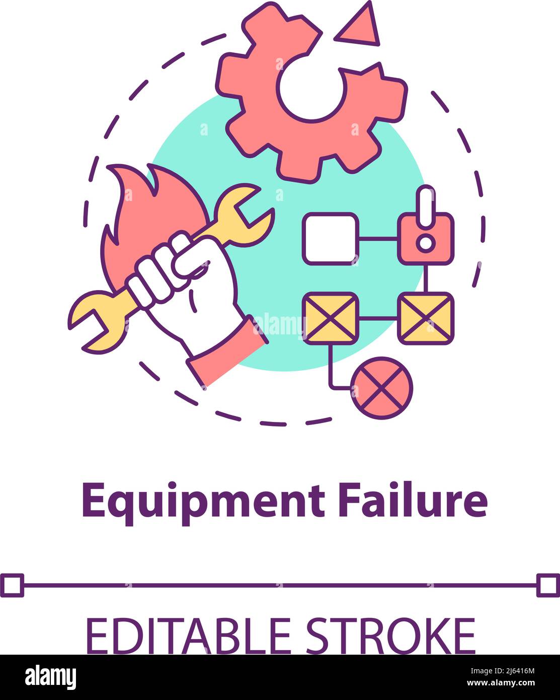 Equipment failure concept icon Stock Vector Image & Art - Alamy Equipment failure concept icon Stock Vector Image & Art - Alamy