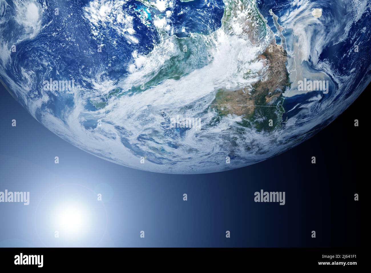 Earth from space. Elements of this image furnished by NASA Stock Photo ...