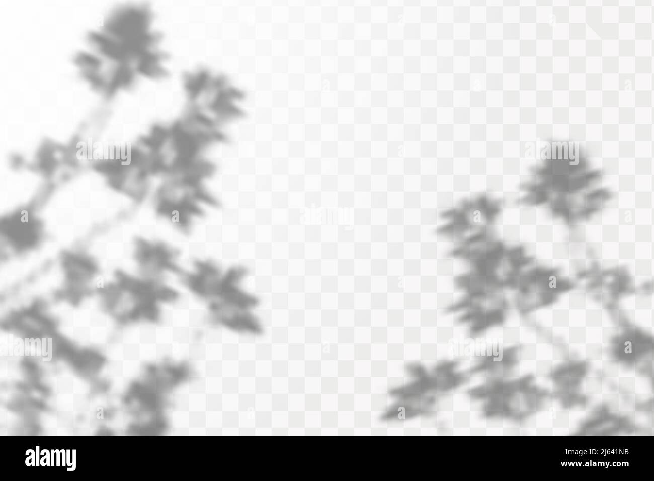 The effect of overlaying shadows. Natural light layout.Realistic shadow ...