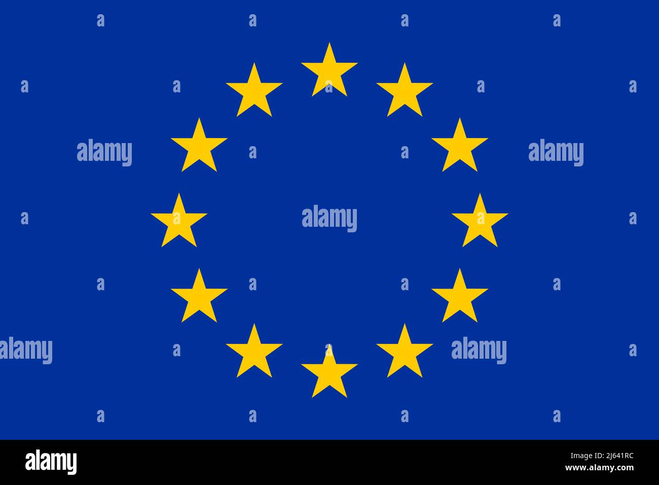 European Union flag. Europe flag with stars. Vector illustration Stock ...