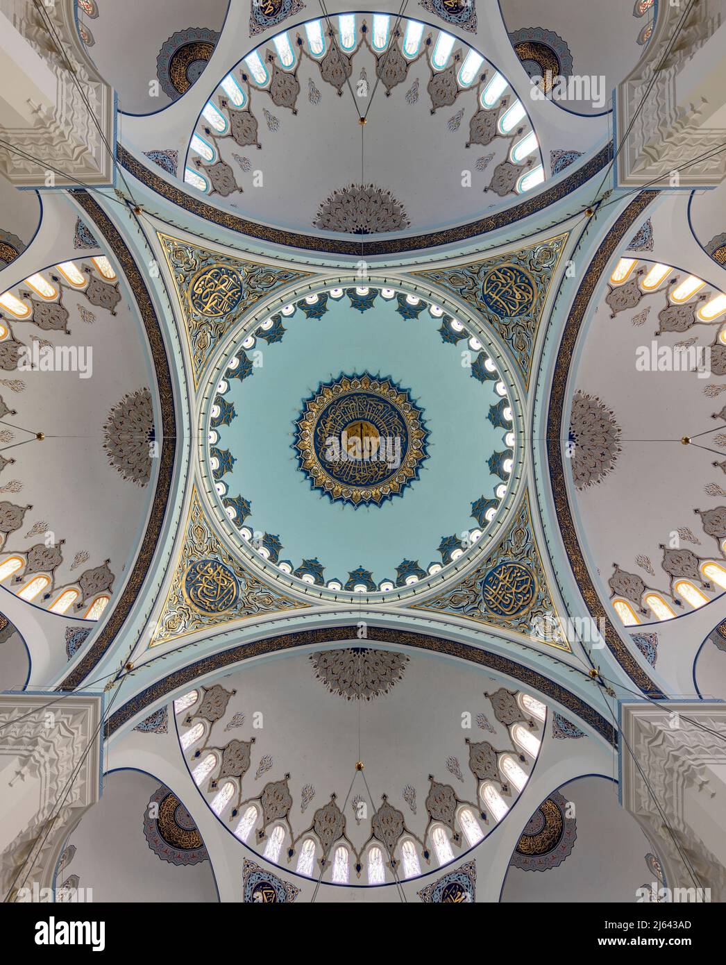 The Grand Camlica Mosque in Uskudar District of Istanbul, Turkey Stock ...