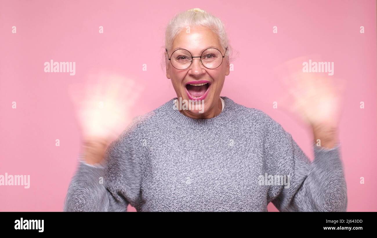 Shot attractive senior lady glasses hi-res stock photography and images ...