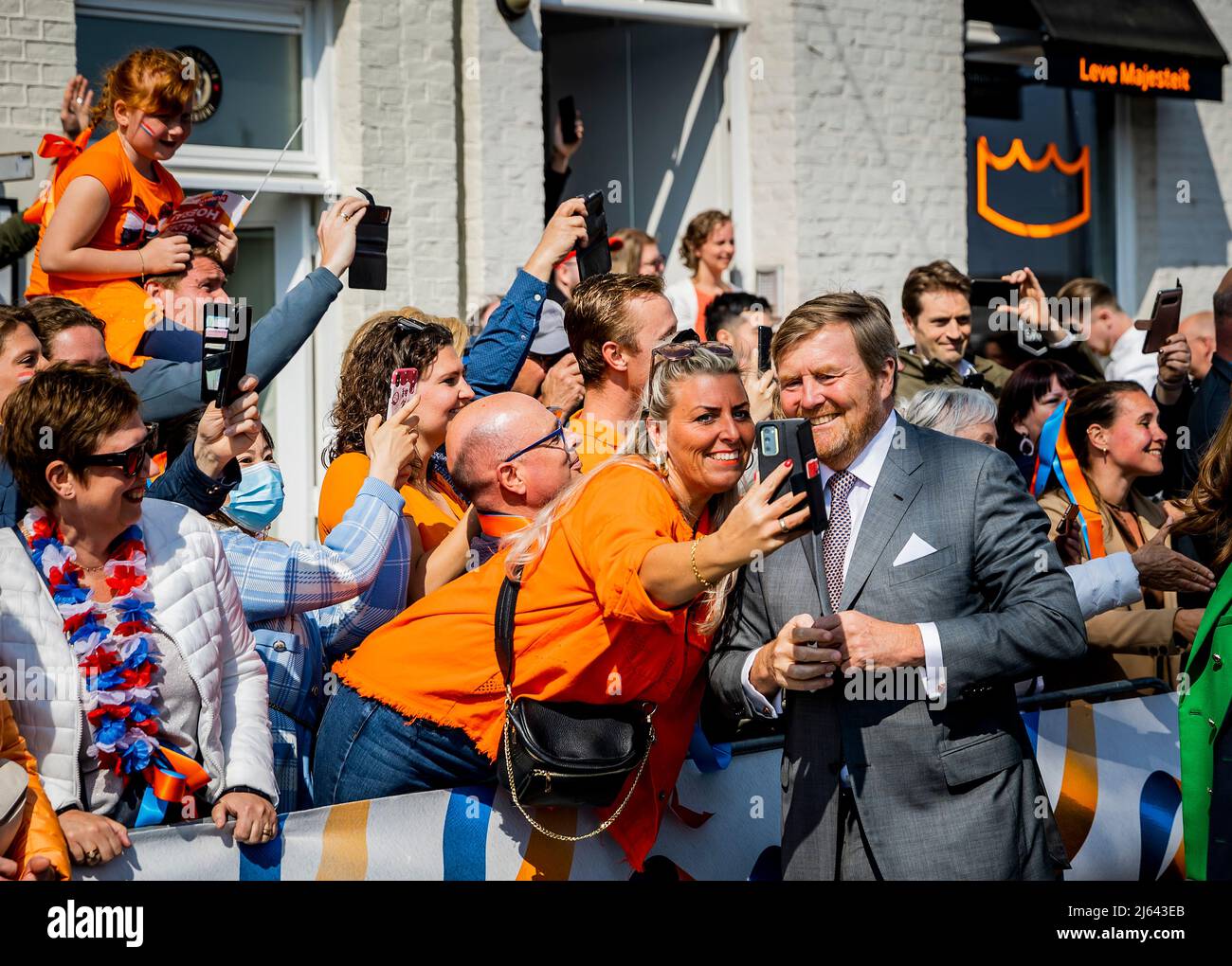 King Willem-Alexander of the Netherlands celebrating the King's 55th ...