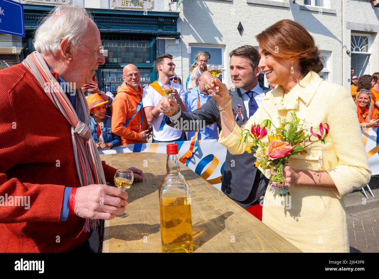 Prince Maurits and Princess Marilene of the Netherlands celebrating the ...